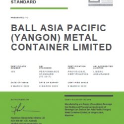 Map of ASI Certifications - Aluminium Stewardship Initiative