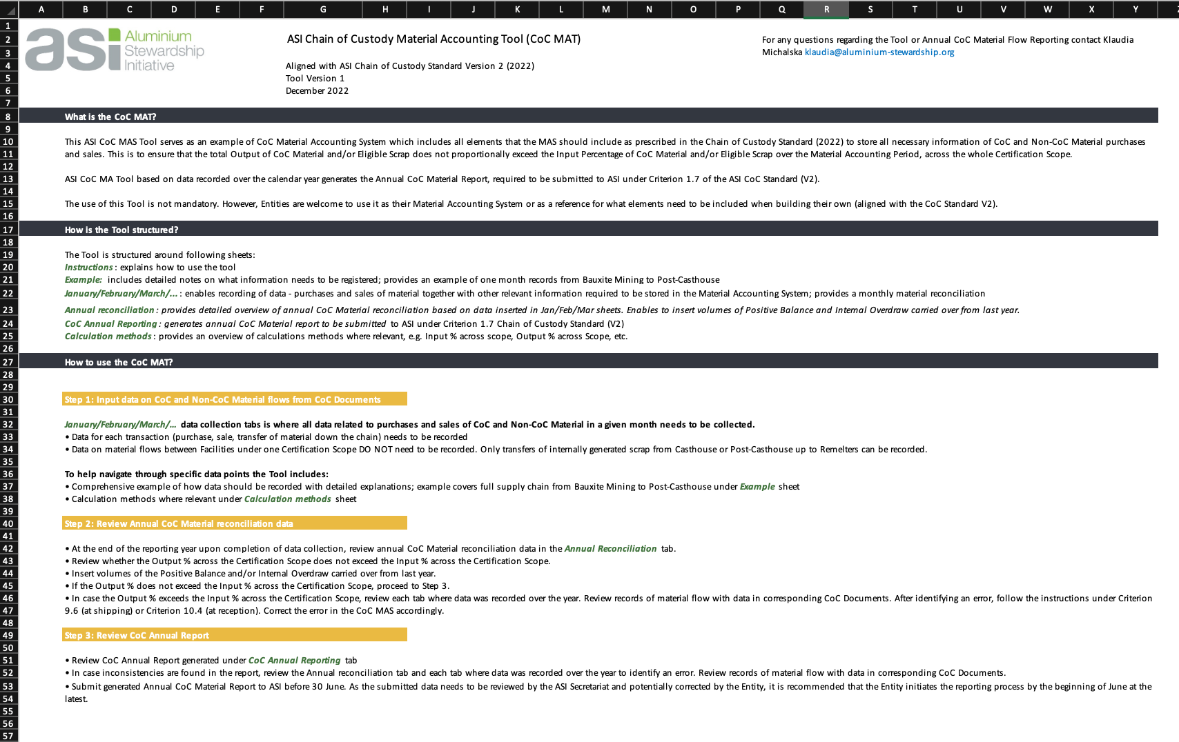 ASI Launches New CoC Material Accounting Tool to support Entities in ...